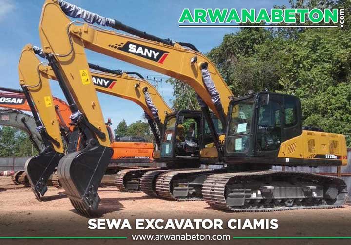 Harga Sewa Excavator Ciamis 2026 Per Jam